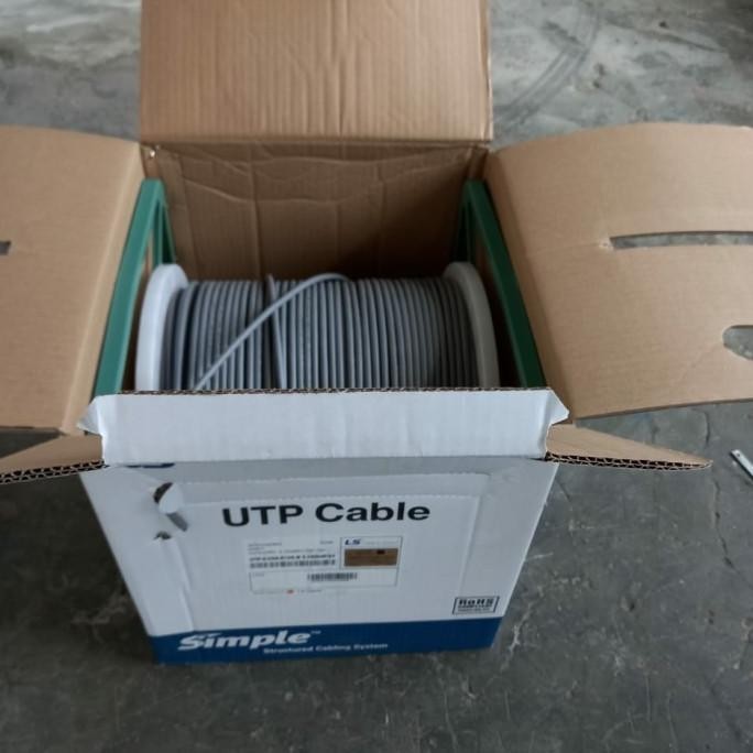 Jual ls utp cable cat6 / kabel data cat 6 merk LS | Shopee Indonesia