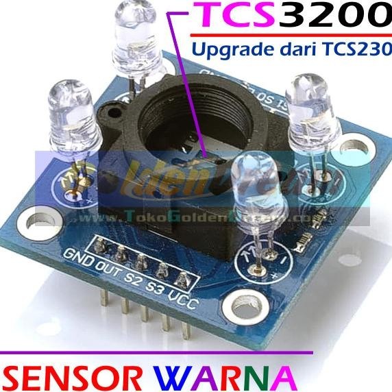 Jual Sensor Warna Tcs3200 Color Sensing Module Arduino Upgrade Tcs230