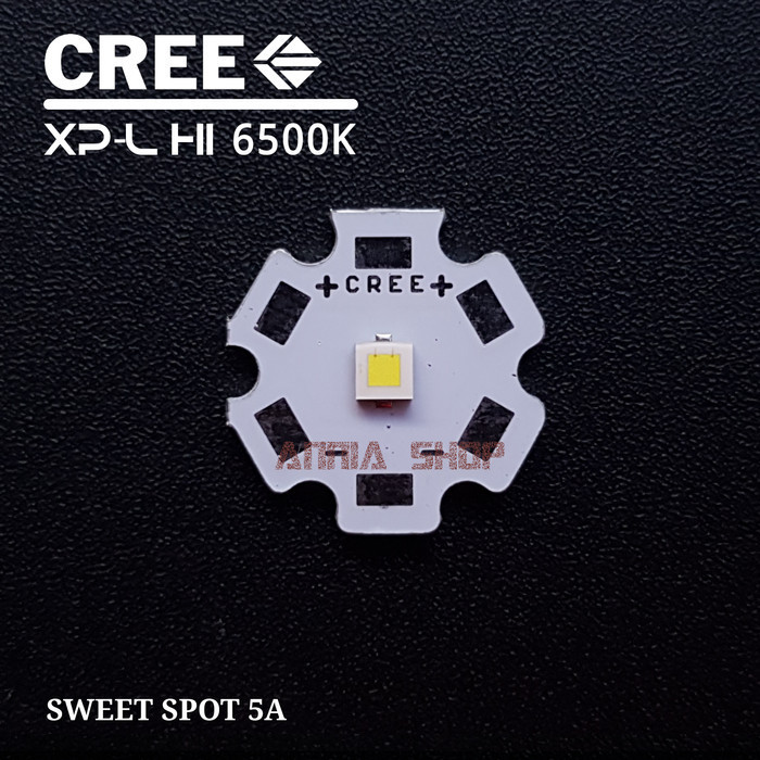 Jual CREE LED EMITTER XP-L XPL HI ALUMUNIUM BASE 20MM WHITE PUTIH ...