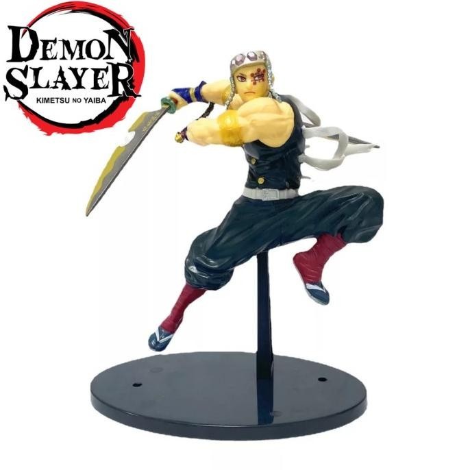 Jual Action Figure Demon Slayer Tengen Uzui Topper Cake Mainan Pajangan ...