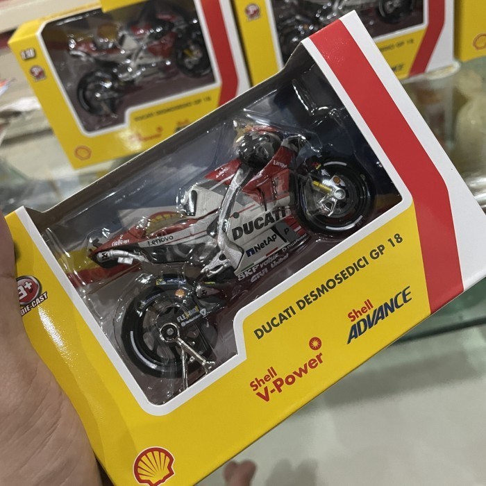 Jual Shell Diecast Ducati Desmosedici Niatur Mainan Motor | Shopee ...