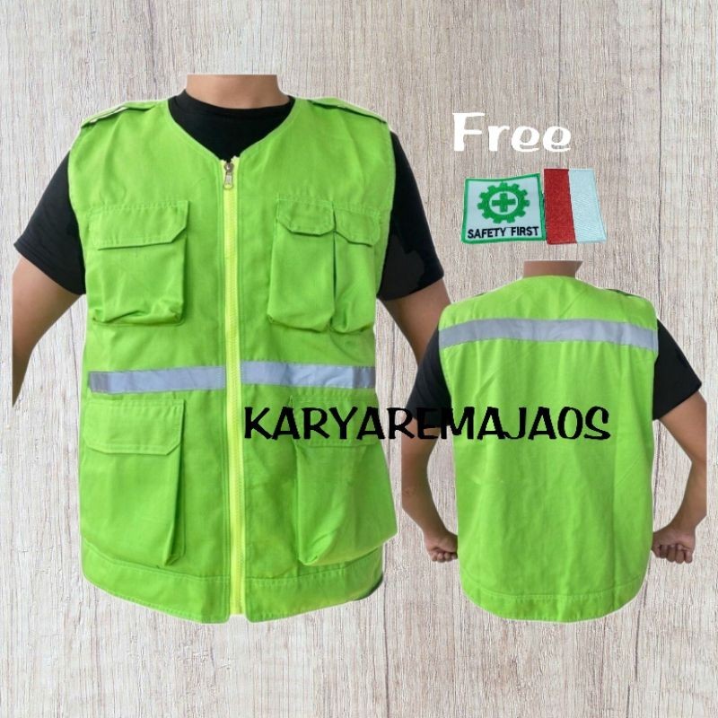 Jual Rompi Safety Rompi skotlet Rompi Proyek Rompi Kerja Rompi parkir ...
