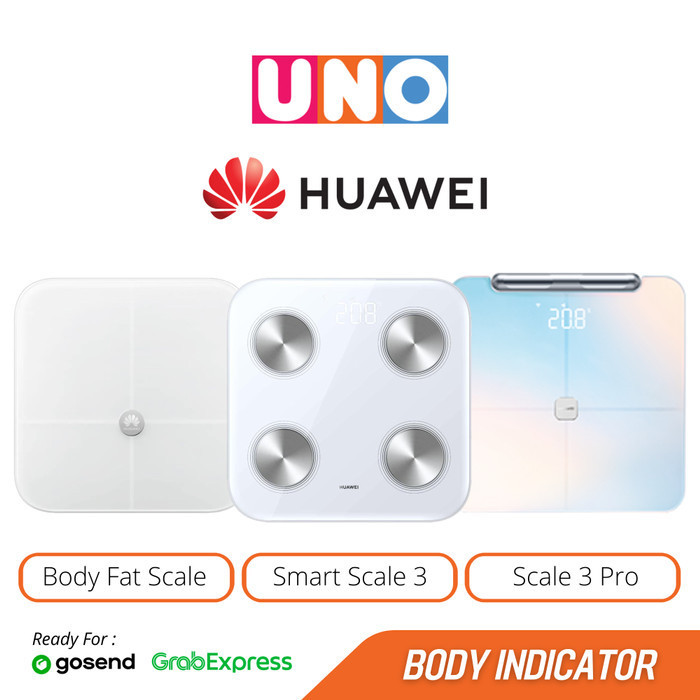 Jual HUAWEI SMART SCALE / 3 / 3 PRO BODY INDICATORS - TIMBANGAN BADAN ...