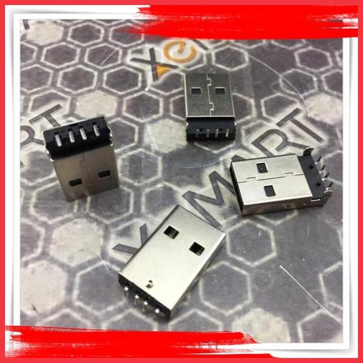 Jual (BK LOT) USB TYPE A MALE CONNECTOR SIKU KONEKTOR BENGKOK 90 DEGREE ...