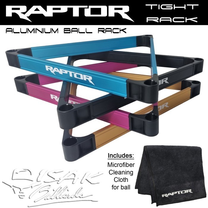 Jual Raptor Aluminium Tight Rack Triangle Pool Ball Segitiga Bola ...