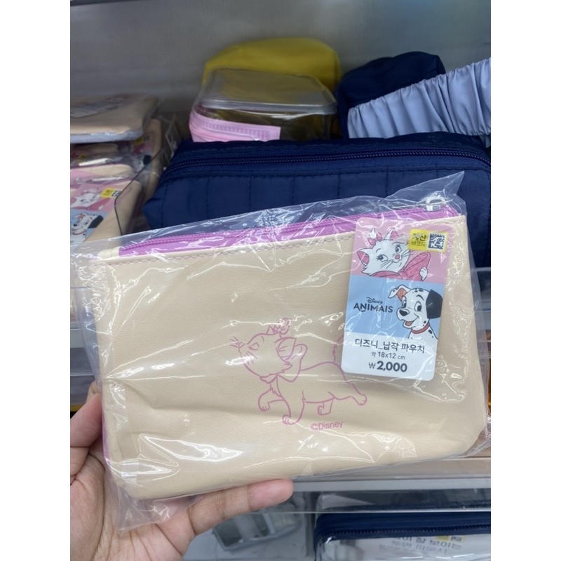Jual READY Daiso Korea Pouch Wallet Marie Cat Aristocats Dalmatians ...
