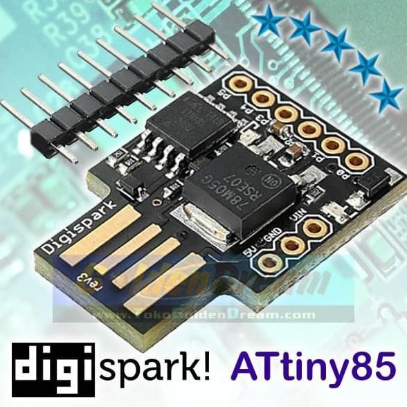Jual Digispark ATtiny85 Mini Kickstarter Arduino Board USB AT TINY85 Micro by MTOS | Shopee ...