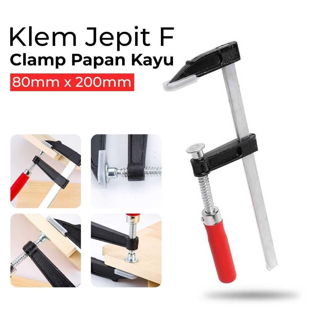 Jual Klem F Clamp Jepit Papan Kayu Heavy Duty (OBRAL REJECT) DEC04 Palu ...