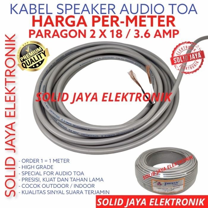 Jual KABEL SPEAKER TOA CORONG KABEL PA PARAGON SPESIALIST TOA - 1 METER ...