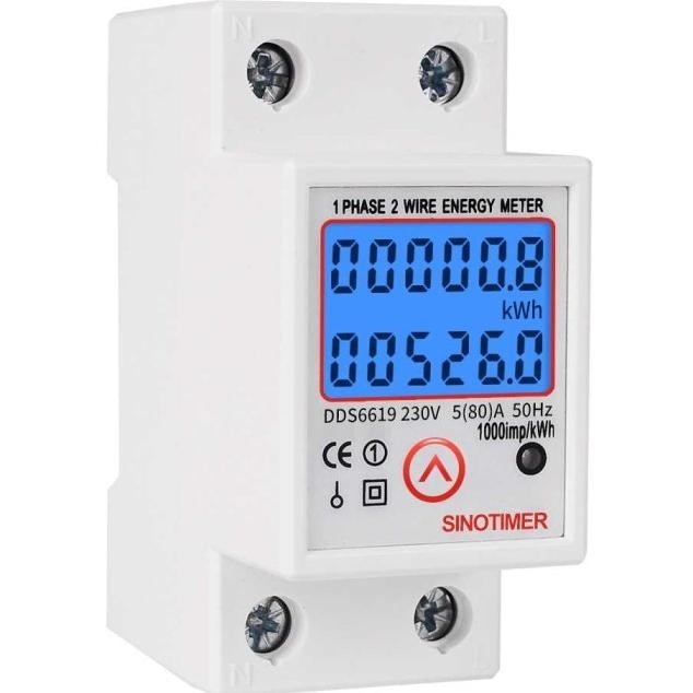 Jual Meteran Listrik Digital Voltage Meter Pengukur Voltase Arus ...