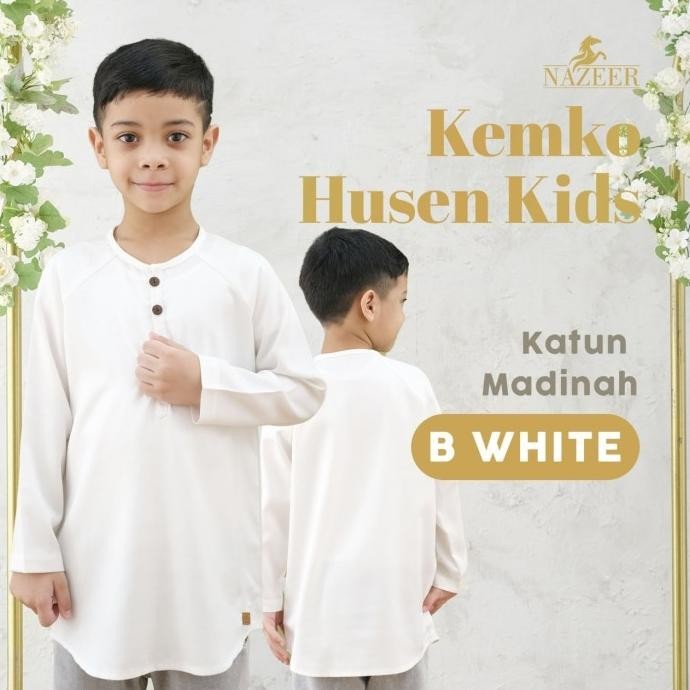 Jual Baju Koko Anak Laki Laki Lengan Panjang Husen Kids Broken White ...