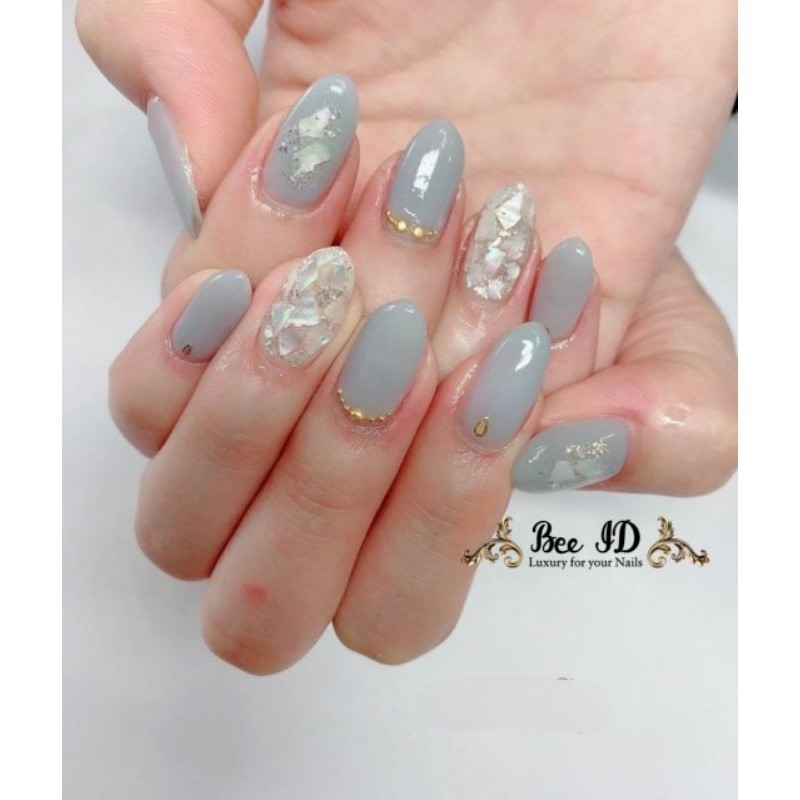 Jual BLUE banyak pilihan model BISA GANTI WARNA press on nails kuku ...