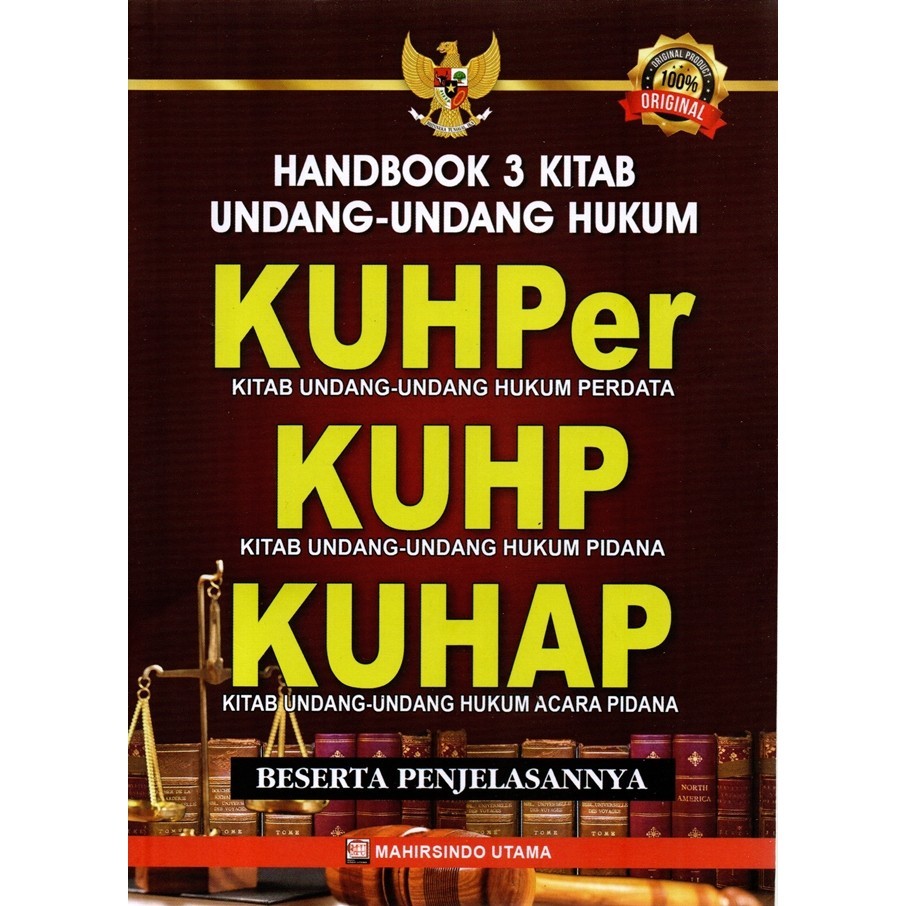 Jual Handbook 3 Kitab Undang-Undang KUHPer KUHP, KUHAP | Shopee Indonesia