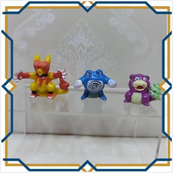 Jual [JJP] POKEMON MINI FIGURE MAGMAR SLOWBRO POLIWRAT HARGA SATUAN ...