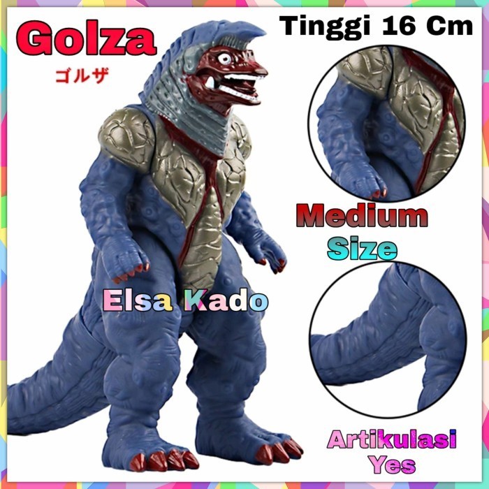 Jual Mainan Monster Ultraman Golza Action Figure Hot!!! R0224B | Shopee ...