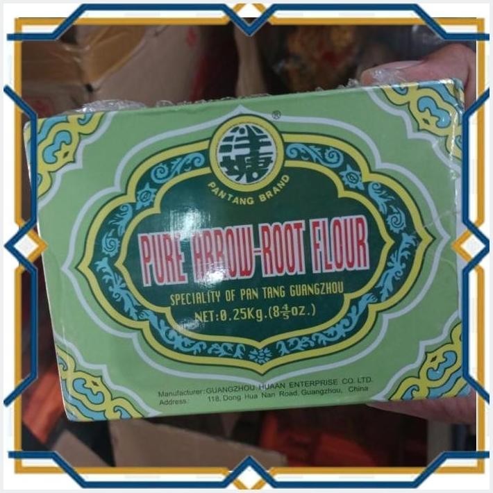 Jual [KGP] PURE ARROW ROOT FLOUR 250GR/ TEPUNG ARROW ROOT PAN TANG ...