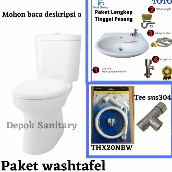 Jual Closet Duduk Toto Cw420 J Soft Close Jarak As 50Cm / Kloset Duduk ...