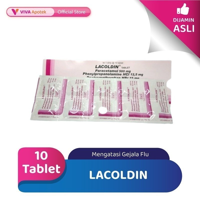 Jual Lacoldin untuk Mengatasi Gejala Flu (10 Tablet) | Shopee Indonesia