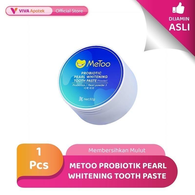 Jual MeToo Probiotik Pearl Whitening Tooth Paste (1 Pcs) | Shopee Indonesia