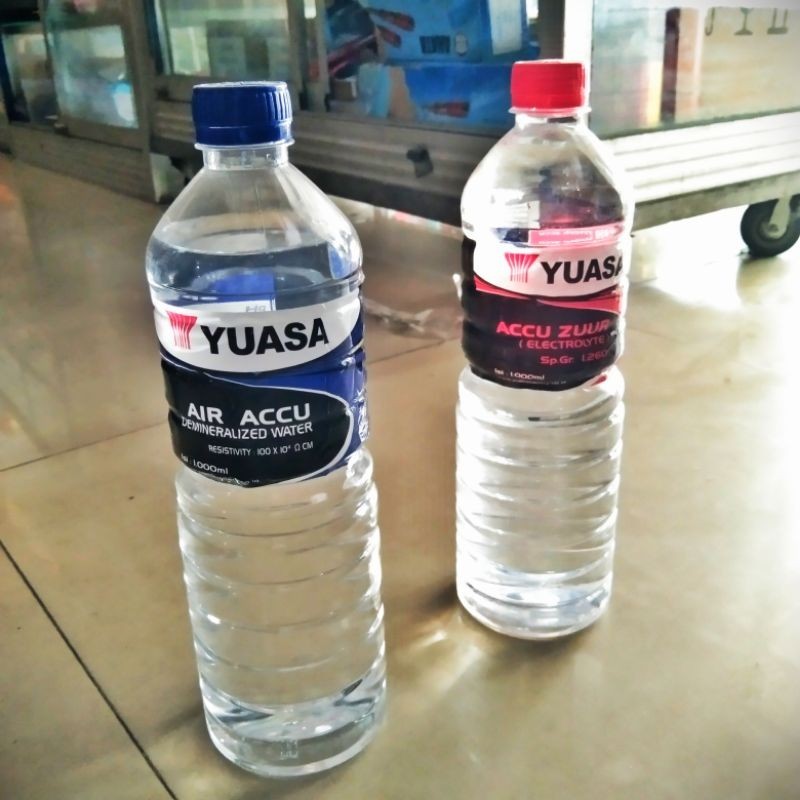 Jual AIR ZUR AIR SIR AIR AKI ACCU 1L YUASA ORIGINAL ASLI | Shopee Indonesia
