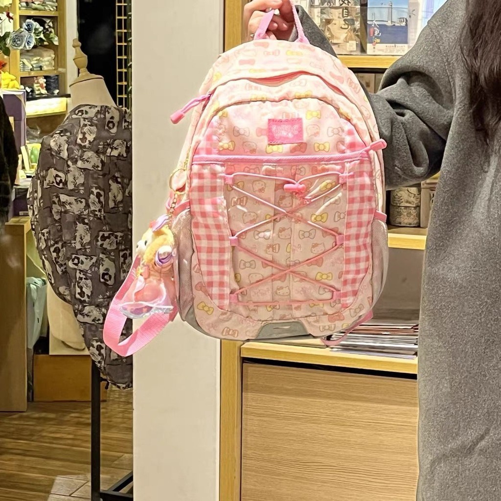 Jual Tas bahu pita merah muda gadis tas ransel hellokitty Jepang korea ...