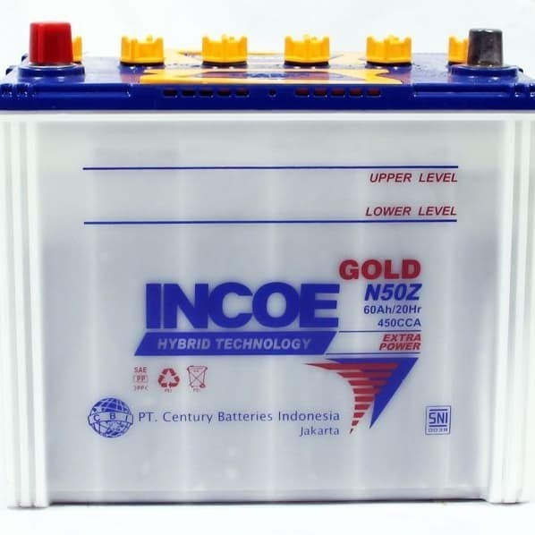 Jual Aki Mobil Kijang Super INCOE GOLD N50Z (60Ah) | Shopee Indonesia