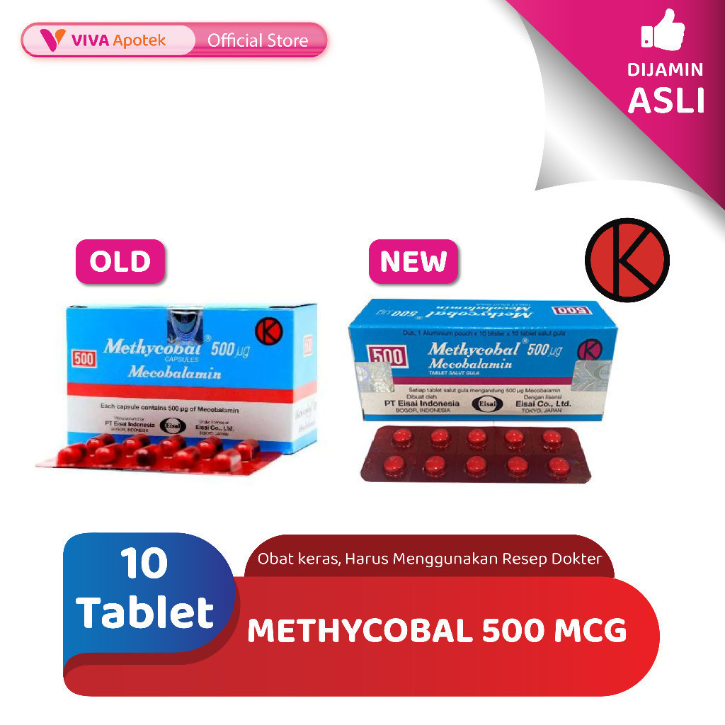 Jual Methycobal 500 mcg (10 Tablet) | Shopee Indonesia