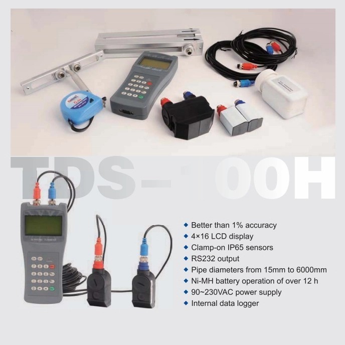 Jual TDS-100H+S sensor Hand Held Ultrasonic Flow Meter | Shopee Indonesia