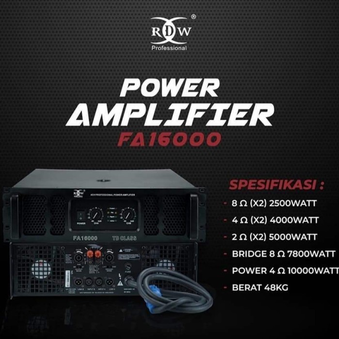 Jual Harga!! power rdw fa16000 original GEN 2 resmi | Shopee Indonesia