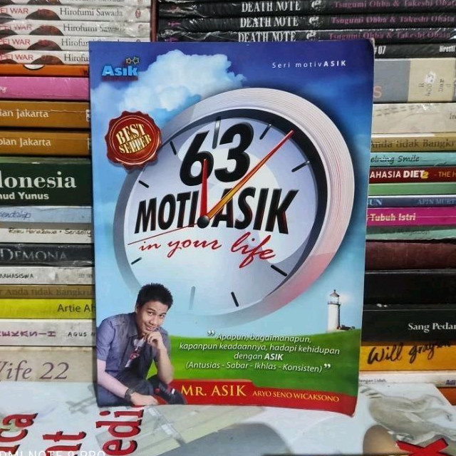 Jual Buku Original 63 MOTIVASIK in your life MR ASIK ARYO SENO WICAKSONO Bekas | Shopee Indonesia