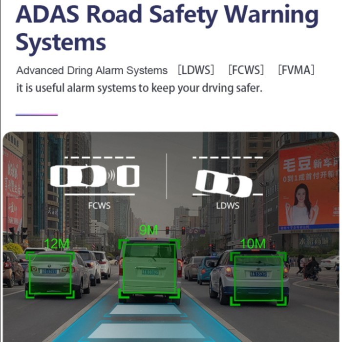 Jual Ego Mirror Dashcam Android 4G Wifi Adas Gps Tracker 24H Record ...