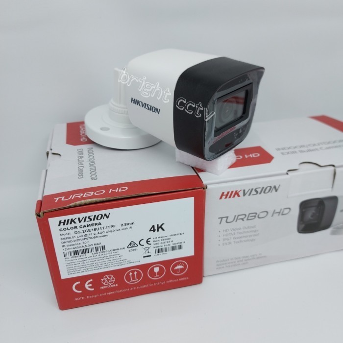 Jual Camera Cctv Outdoor Hikvision 8Mp 4K Ds-2Ce16U1T-Itpf | Shopee Indonesia
