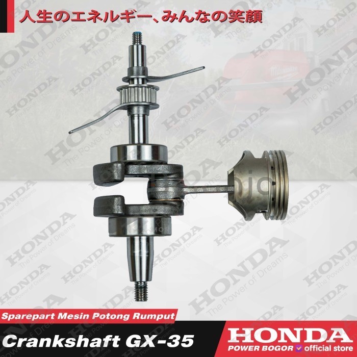 Jual Honda Crankshaft Comp Gx-35 Poros Engkol As Kruk Gx 35 Mesin Umr ...