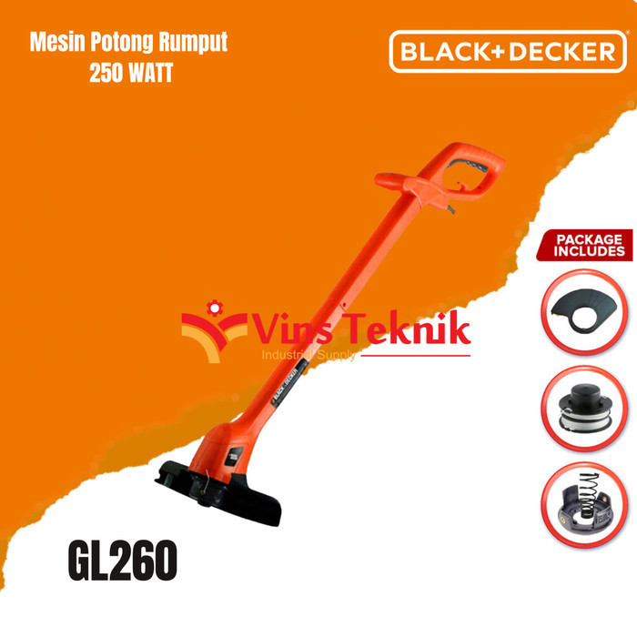 Jual String Trimmer Pemotong Rumput Senar Gl260 Gl 260 Black Decker 250W | Shopee Indonesia