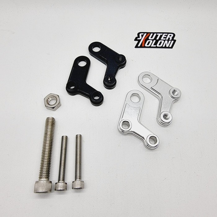 Jual Cnc Adaptor Bracket Front Shock Depan Ohlins Vespa 3V Ke Iget ...