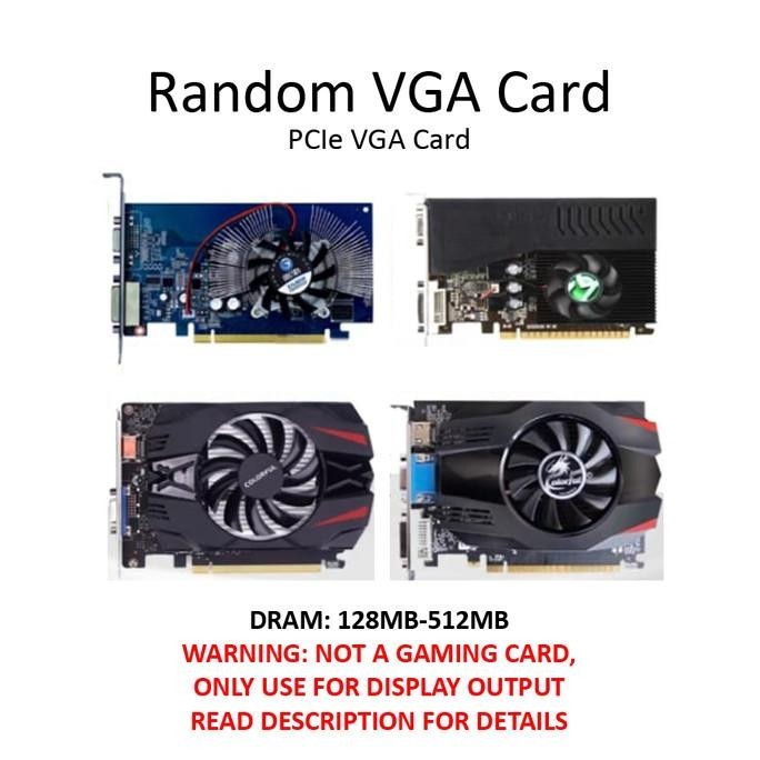 Jual RANDOM VGA GPU SECOND LOW-END BEKAS VGA HDMI PCIE GRAPHICS CARD ...