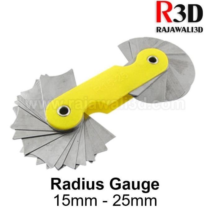 Jual Radius Gauge/Alat Ukur Radius/Alat Pengukur Radius 15 - 25mm ...