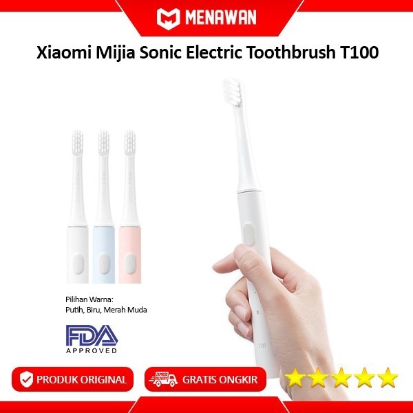 Jual Xiaomi Mijia Sonic Electric Toothbrush T100 Sikat Gigi Elektrik | Shopee Indonesia