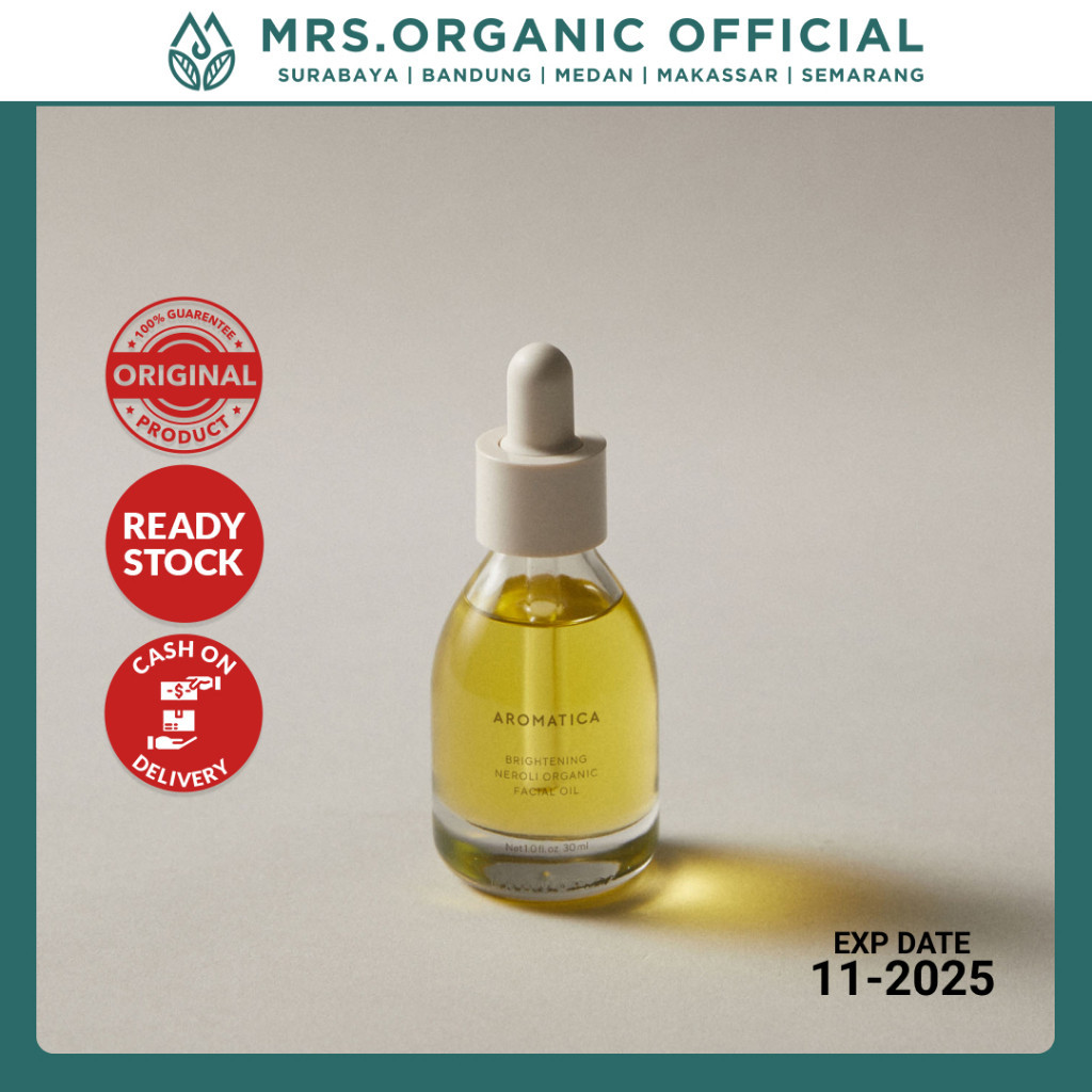 Jual Aromatica Organic Neroli Brightening Facial Oil 30ml | Shopee Indonesia