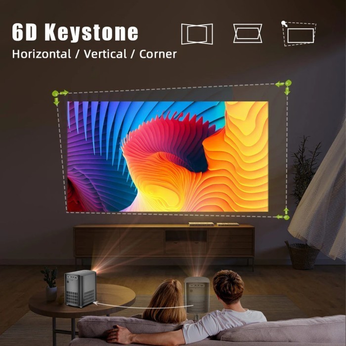 Jual Byintek X20 Portable Mini Led 4K Smart Android Home Theater ...
