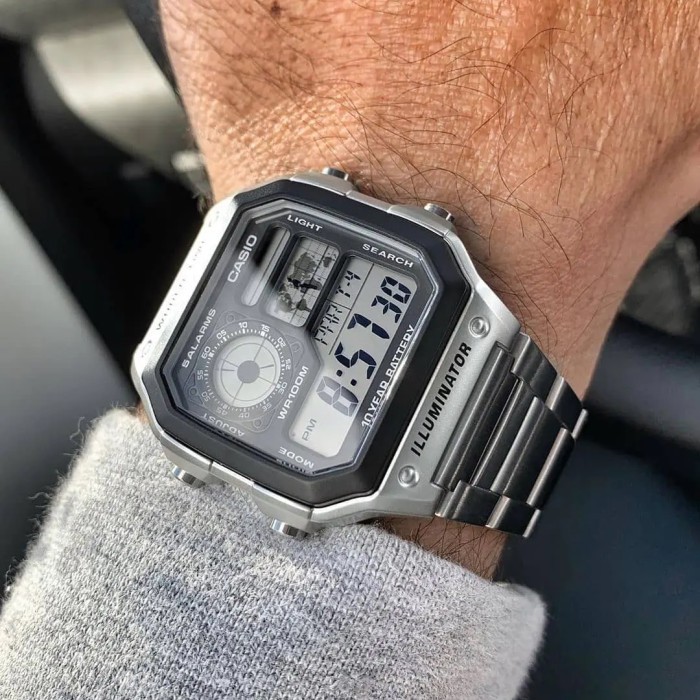 Jual Casio General Ae-1200Whd-1Avdf / Ae 1200Whd 1Avdf / Ae-1200Wh Original | Shopee Indonesia