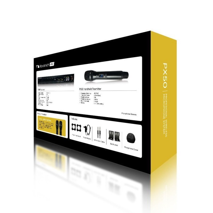 Jual Nakamichi Px50 Px 50 Professional Wireless Microphone | Shopee Indonesia