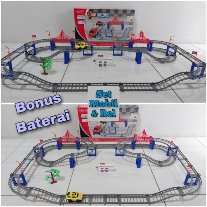 Jual MAINAN SPEED TRACK MOBIL BATERAI - REL KERETA JALUR CAR BATRE ANAK ...