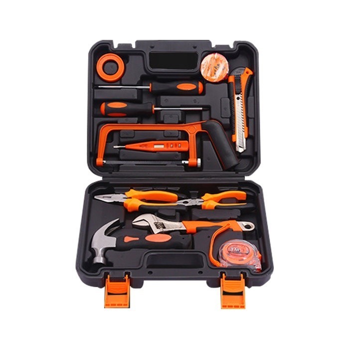 Jual Alat Perkakas Tukang Lengkap Repairing Hand Tool Kit Set Box 12In1 ...