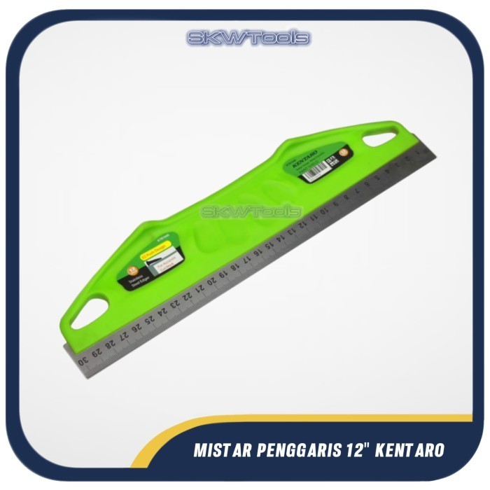 Jual Penggaris Mistar Besi Pvc 30 Cm 12 Inci / Alat Ukur Tukang ...
