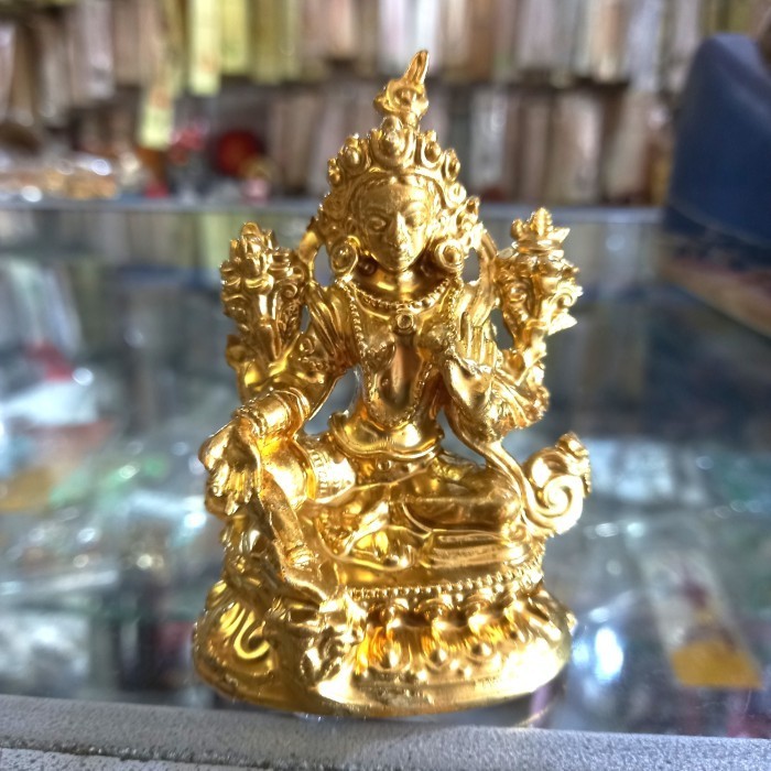 Jual green tara patung tara hijau crom emas uk 3 inch | Shopee Indonesia