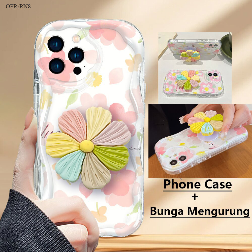 Jual OPPO Reno 11 11F 10 8 8T 7 7Z 8Z 6 5 5F 4 4F R15 R17 Pro 4G 5G Untuk Mode Krim Flower ...