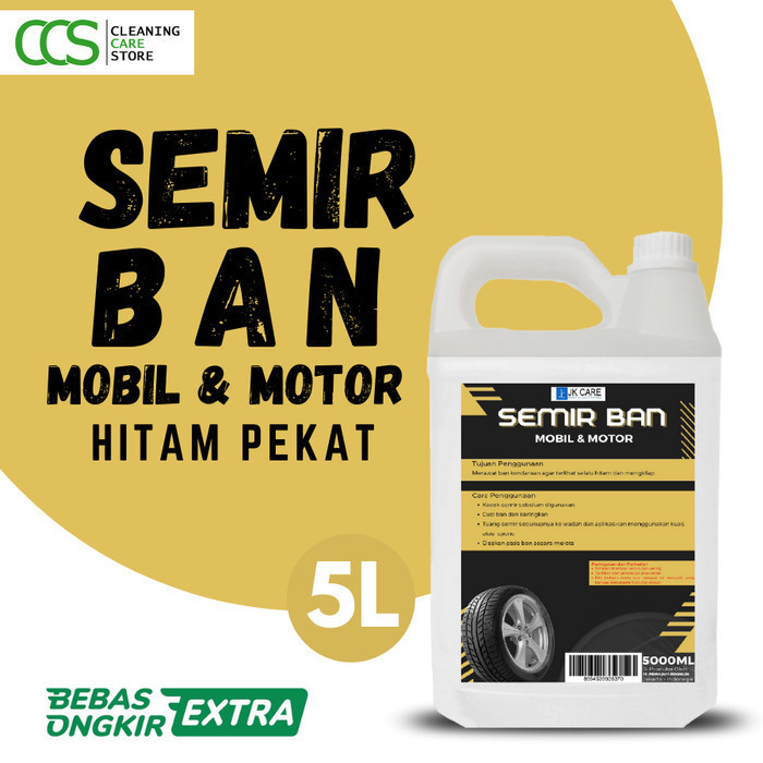 Jual SEMIR BAN MOBIL DAN MOTOR PREMIUM 5 LITER | Shopee Indonesia
