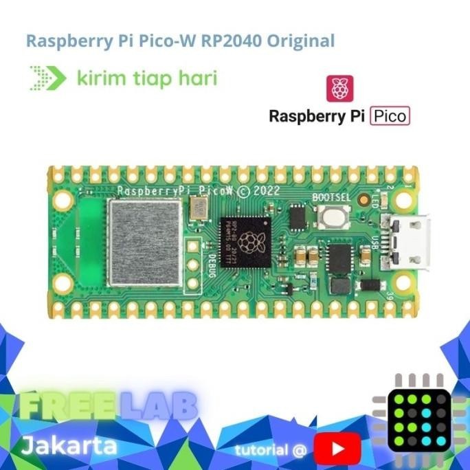 Jual Raspberry Pi Pico W PicoW RP2040 WIFI ARM Board MicroPython PICO-W ... Jual Raspberry Pi Pico W PicoW RP2040 WIFI ARM Board MicroPython PICO-W ...