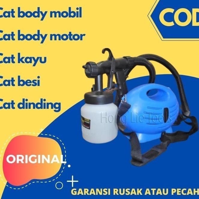 Jual Mesin Cat Semprot Compresor Listrik Mini Cat Motor Dan Mobil ...